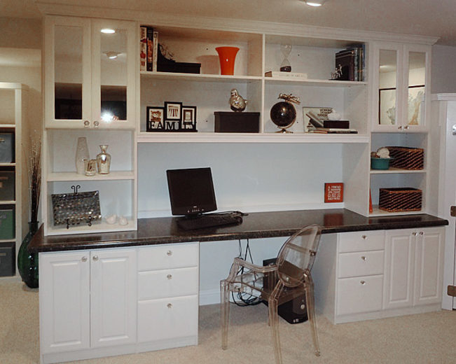 Custom Built Home Office Furniture and Storage | Milwaukee WI Area
