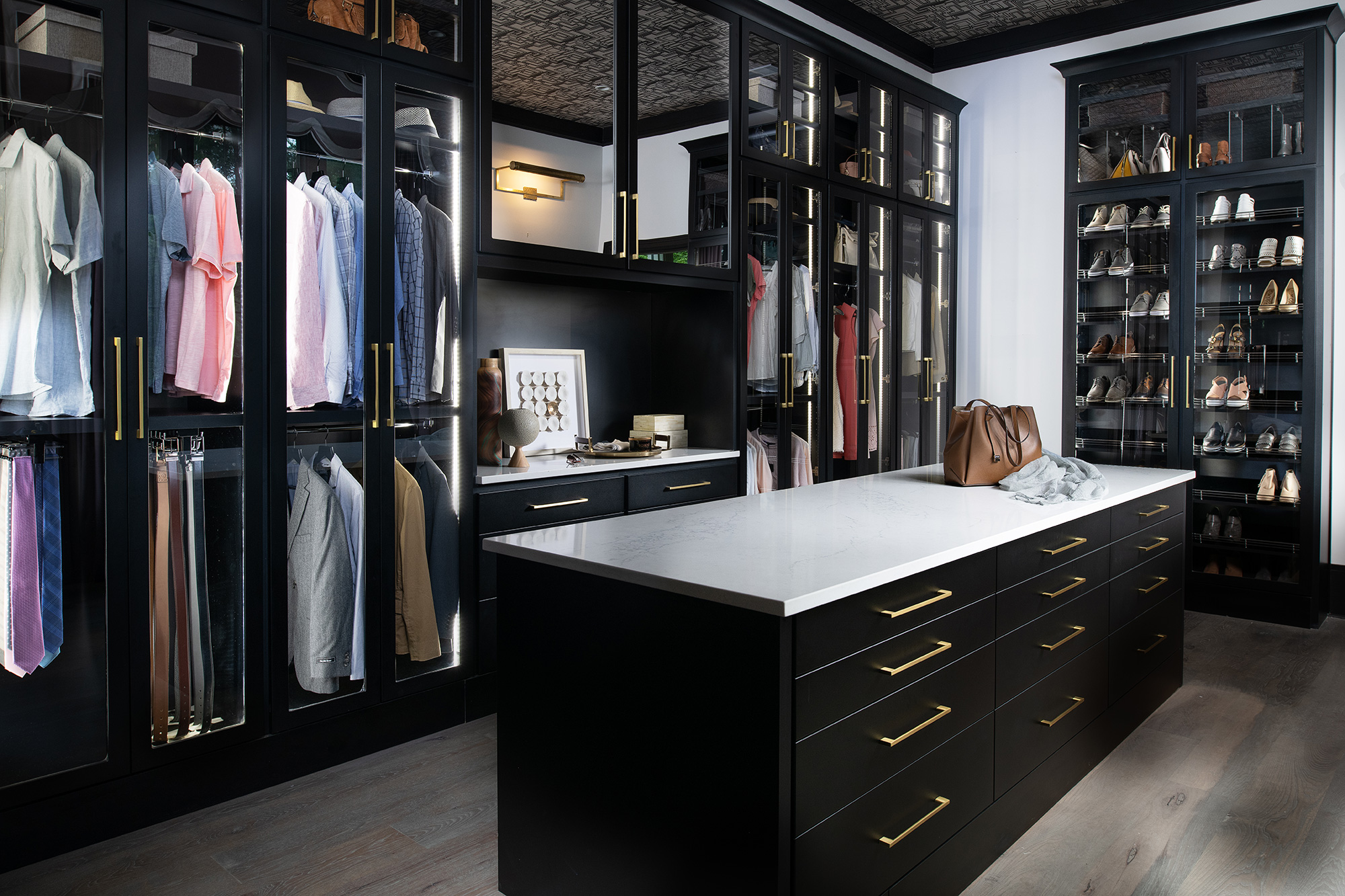 Custom Closet Design Sullivan | Closet Organization By Hyde-It Garage ...
